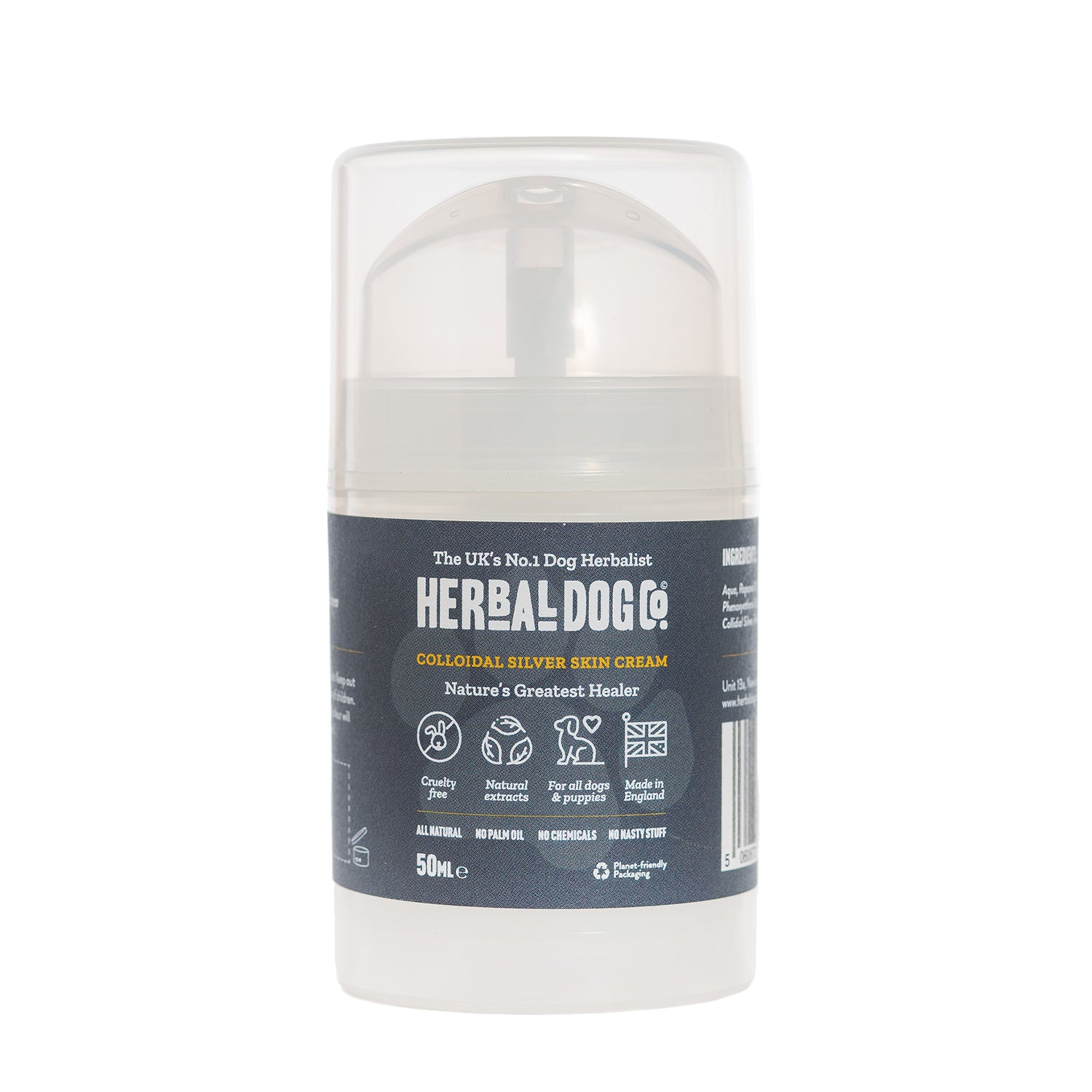Natural Vegan Silver Colloidal Cream For Dogs - 50ml – Pets Of The Earth